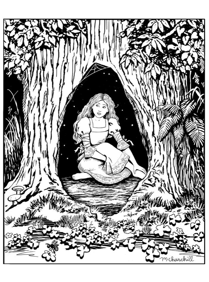mystic coloring pages
